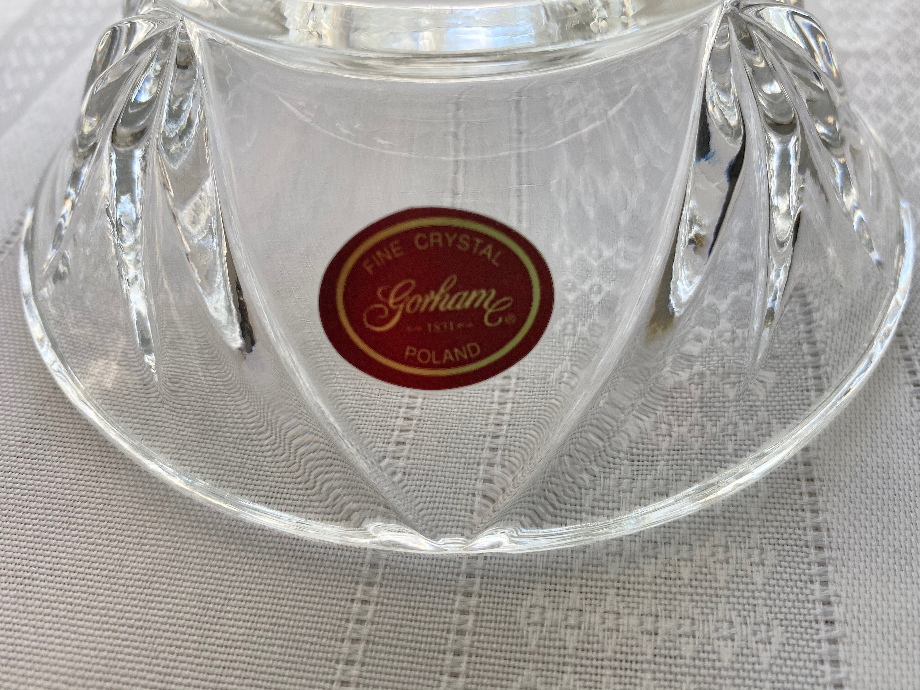 Gorgeous Vintage Crystal Gorham 1831 Marquette Reversible | Etsy