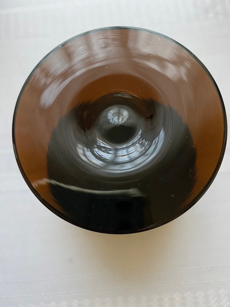 Vintage Bavarian Hand Blown Nutmeg Brown Ombre Sherbet Glass Set - Etsy