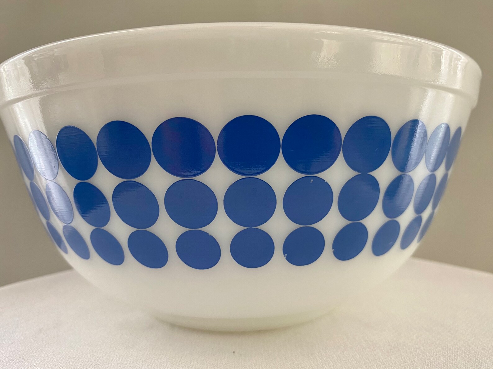 Vintage Pyrex Blue Dot Mixing Bowl #403 2 1/2 Quart RARE - Etsy