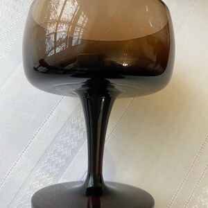 Vintage Bavarian Hand Blown Nutmeg Brown Ombre Sherbet Glass Set - Etsy