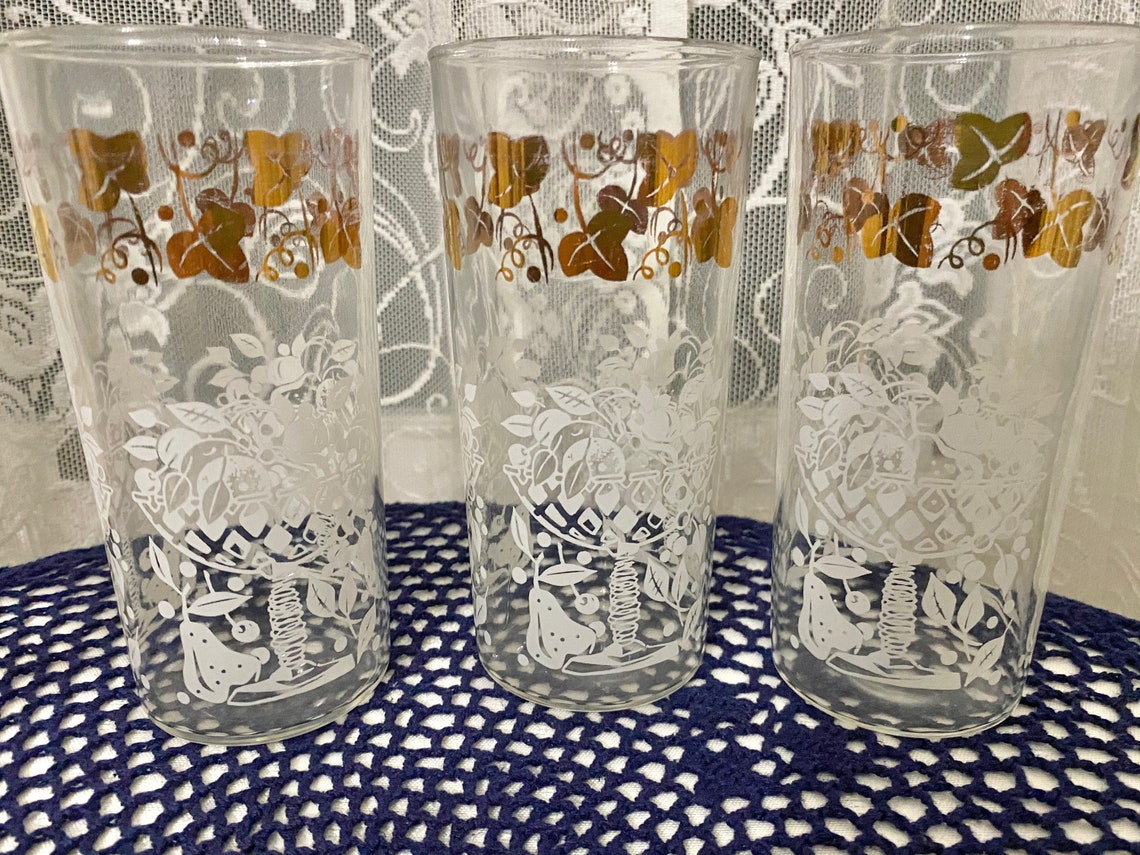 Vintage Swanky Swigs Set of Glasses | Etsy