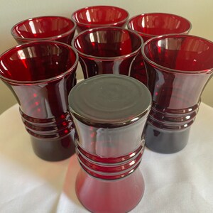 Vintage Royal Ruby Depression Glass Tumbler Replacement Glass - Etsy