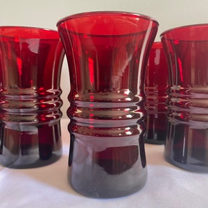 Vintage Royal Ruby Depression Glass Tumbler Replacement Glass - Etsy