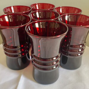 Vintage Royal Ruby Depression Glass Tumbler Replacement Glass - Etsy
