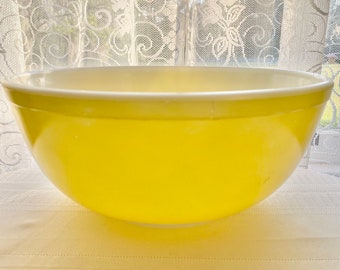 Yellow Pyrex Bowl | Etsy
