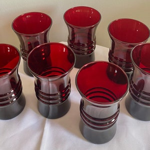 Vintage Royal Ruby Depression Glass Tumbler Replacement Glass - Etsy