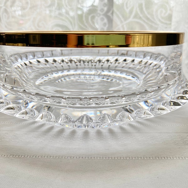 Glass Bowl Gold Rim - Etsy