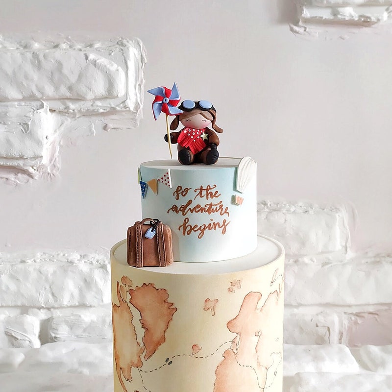 Travel Cake Topper - Etsy UK