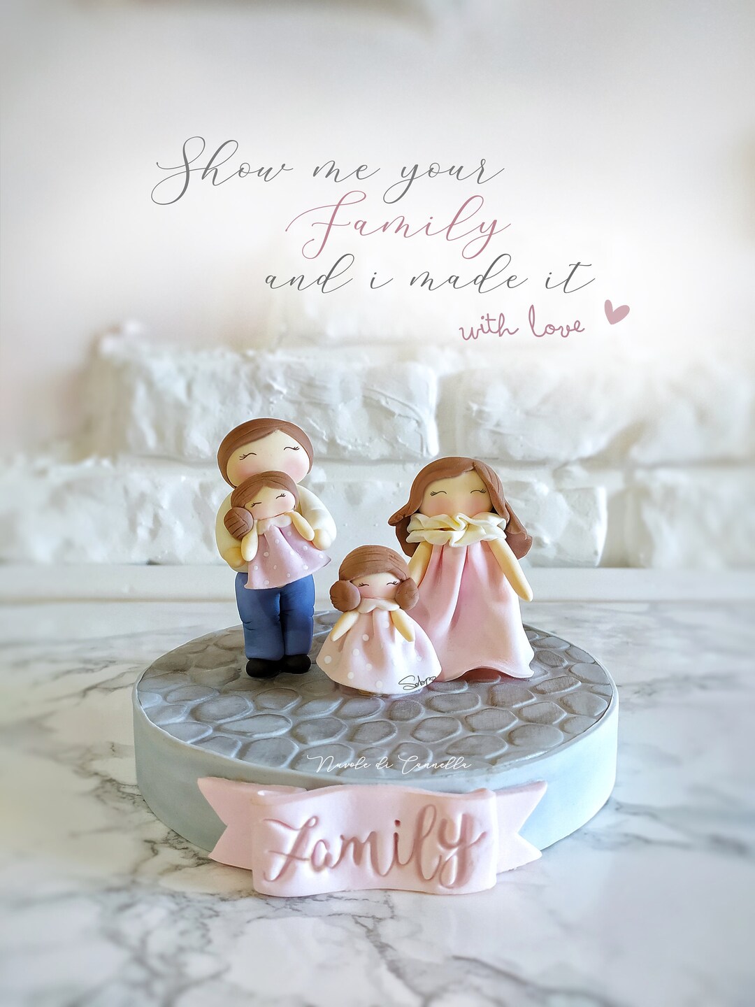 Cake Topper Family-family-wedding Topper-custom Topper-family - Etsy