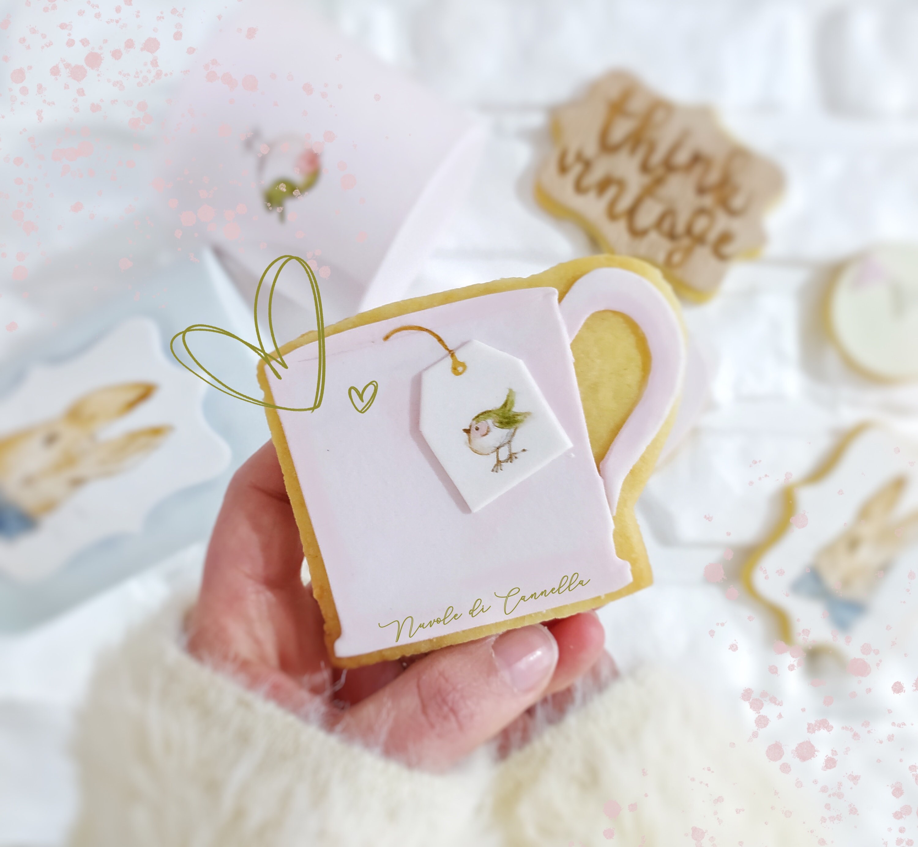 Fake Cake-hogben Pottery Inspire Peter Rabbit Cake Paint | Etsy