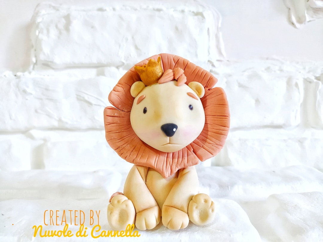 Leon Cake Topper-lion Topper-jungle-jungle-personalized Wedding Favor ...
