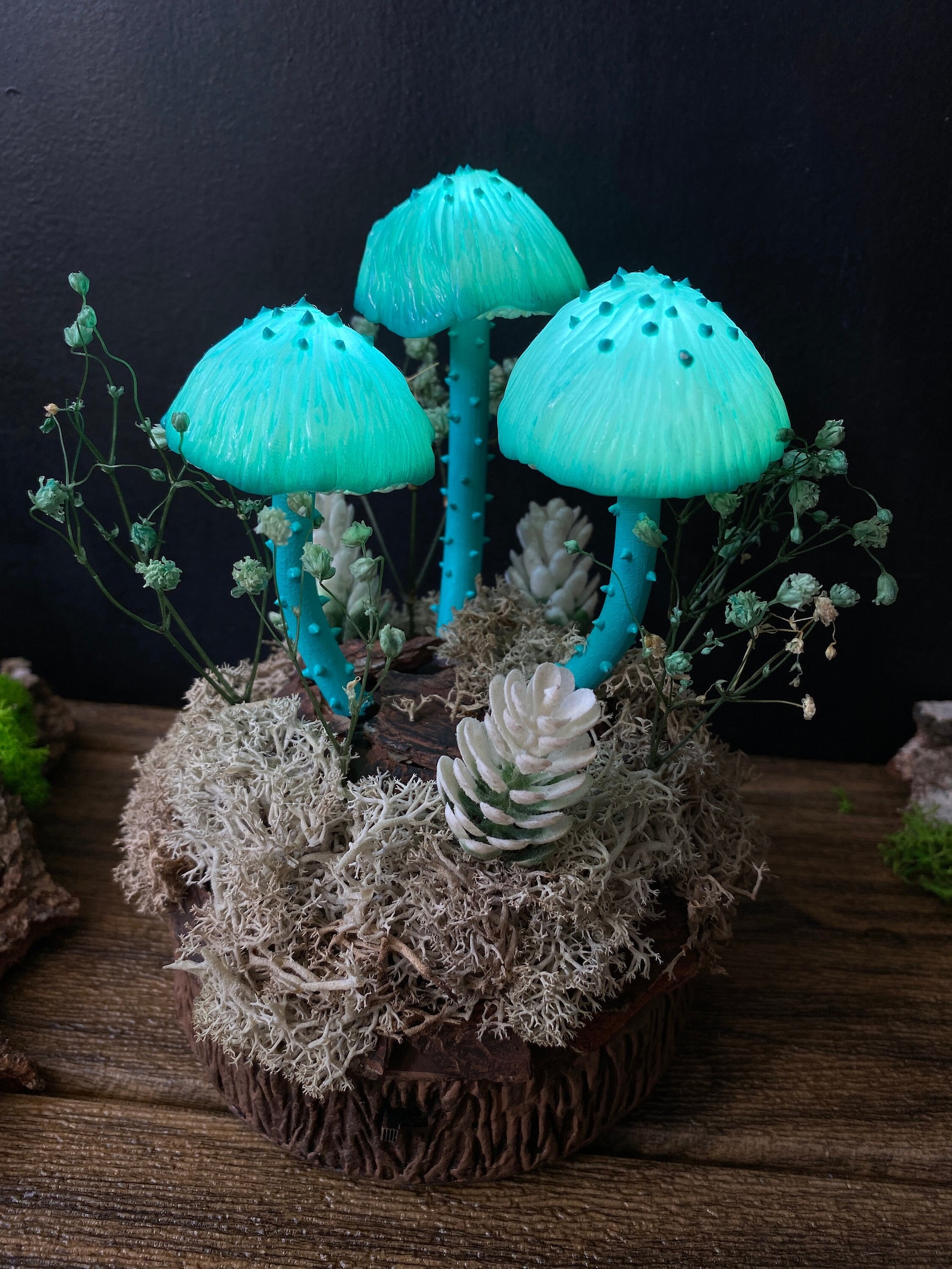 Glowing Mushroom Lamp Fungi Light Unique Table Night Light - Etsy