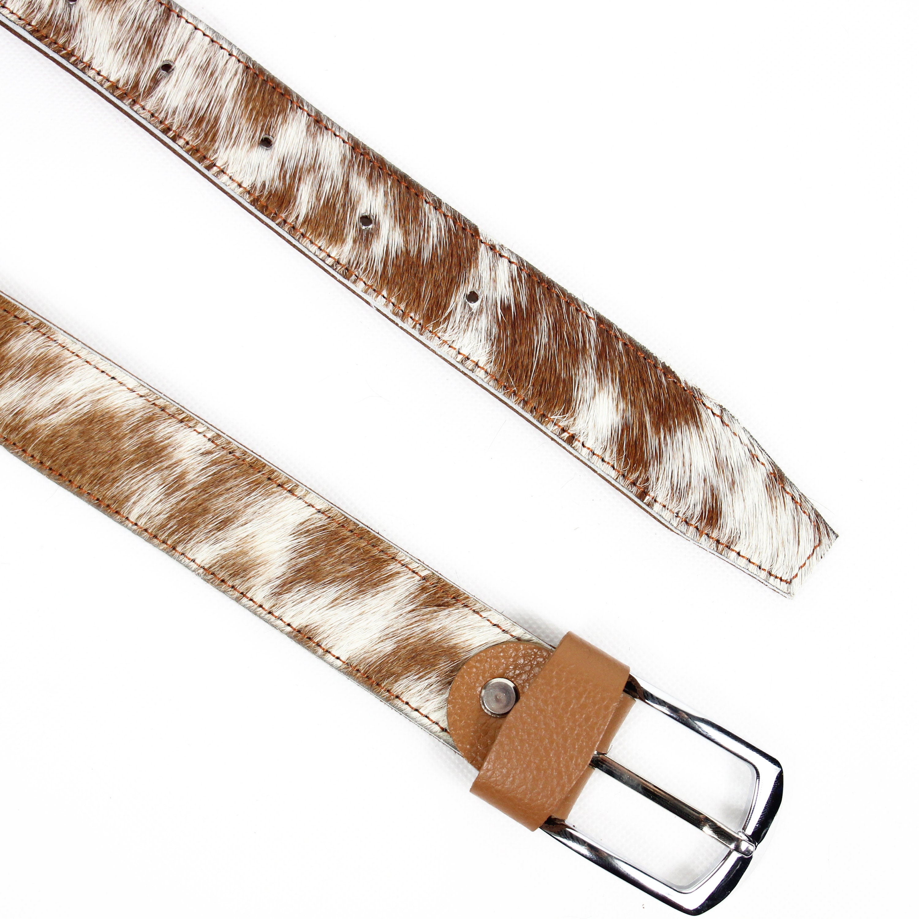 Cowhide Leather Belt | Blandford Belt | Western | Hair on Hide ...