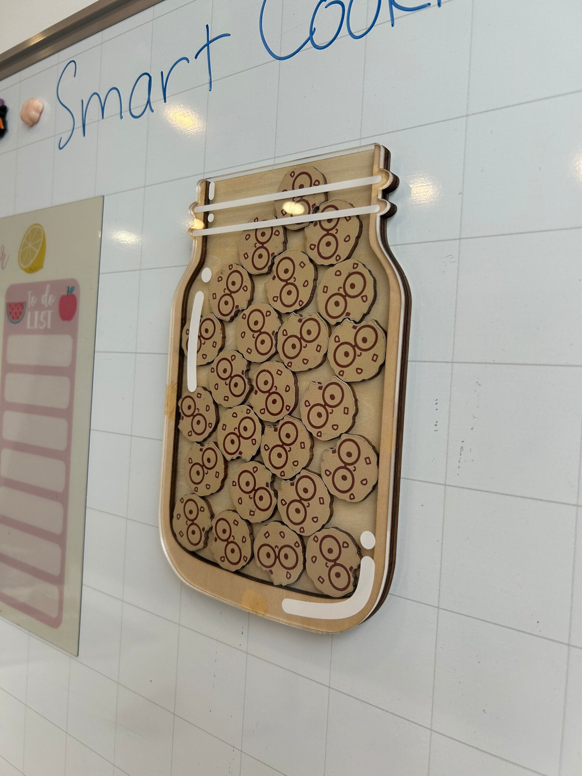 Personalized Reward Jar Magnet for Classroom, Reward Jar, Smart Cookies ...