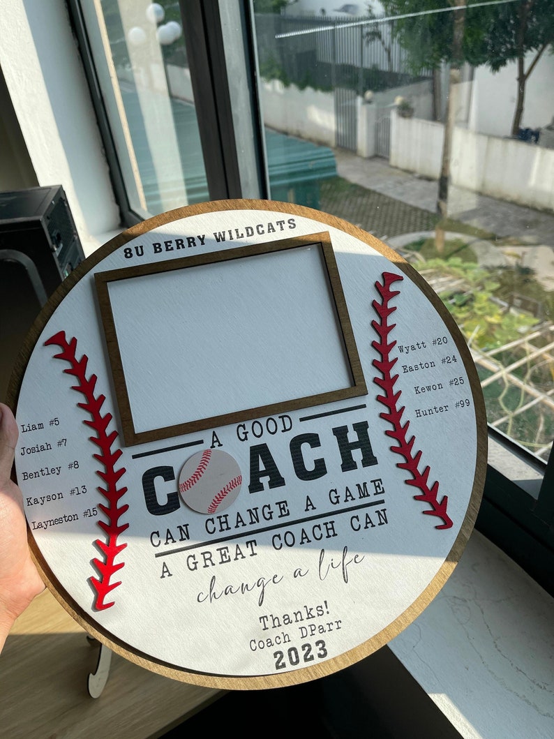 Baseball Coach Gift, Baseball Coach Sign, Coach Appreciation Gift, End ...
