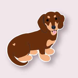 Dachshund / Weiner Dog Stickers - 5 Pack - Etsy