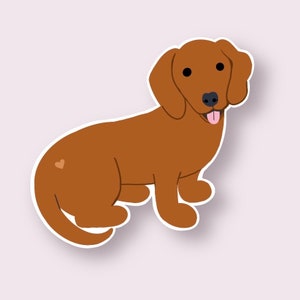 Dachshund / Weiner Dog Stickers - 5 Pack - Etsy