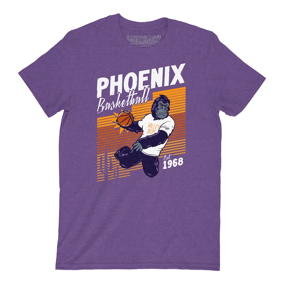 FauxbackCo Phoenix Suns Gorilla Basketball T Shirt