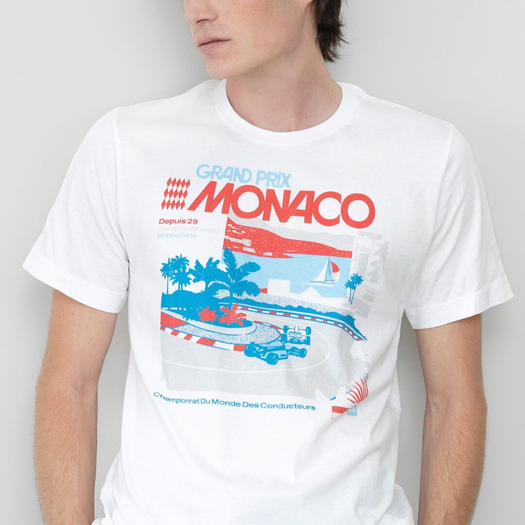 Monte Carlo Circuit Monaco F1 Grand Prix T-shirt - Etsy