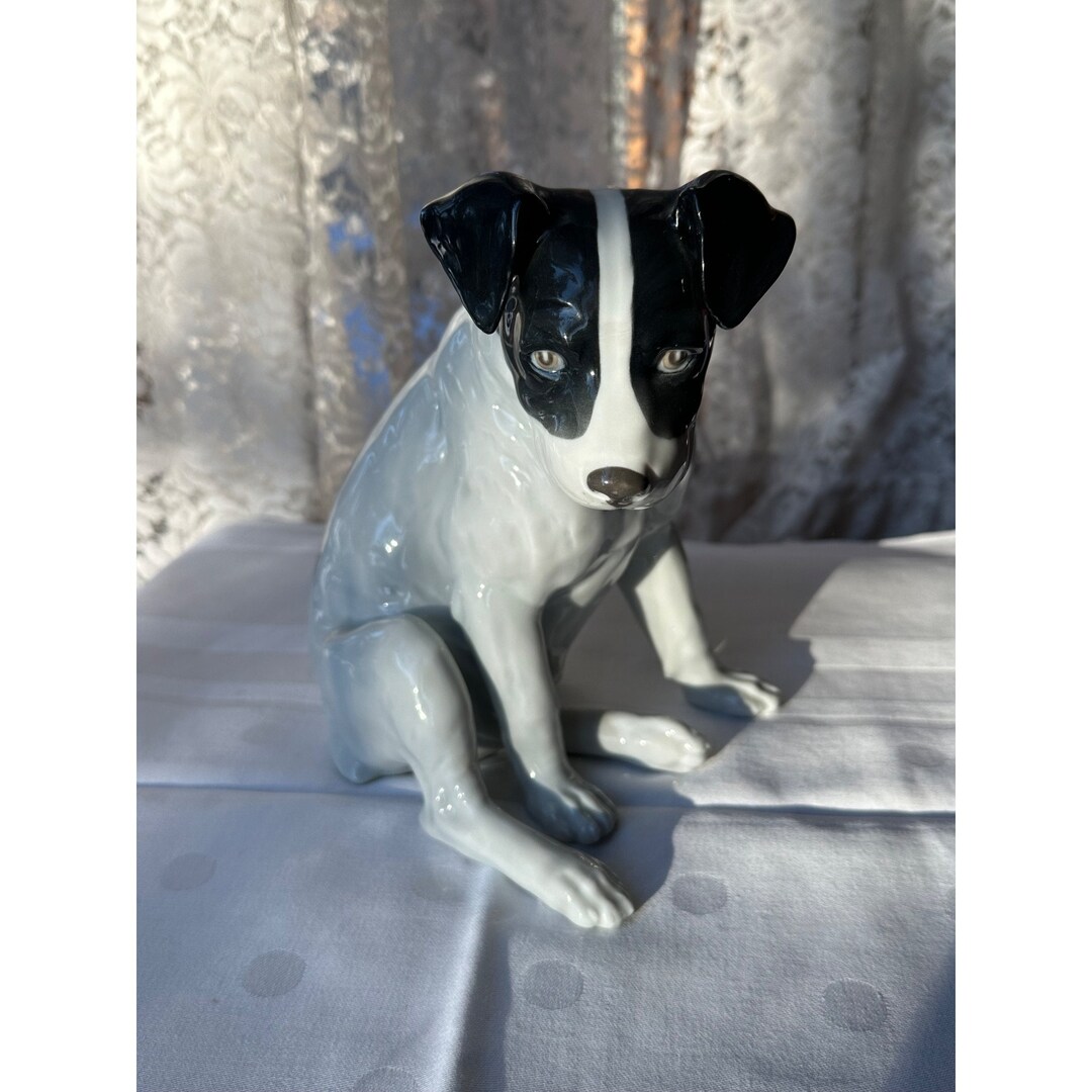 Wiener Kunstkeramische Werkstaette or Goldscheider terrier Ceramic Dog ...