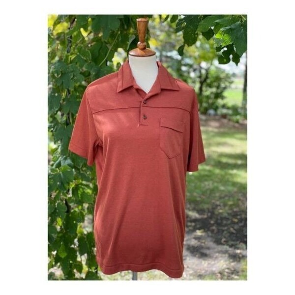 Burnt Orange Polo Shirt - Etsy