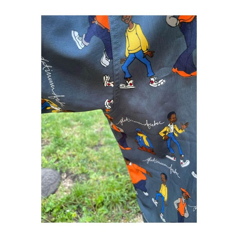 Fubu Platinum 90s Fat Albert Button up Shirt Vintage Retro Sz - Etsy