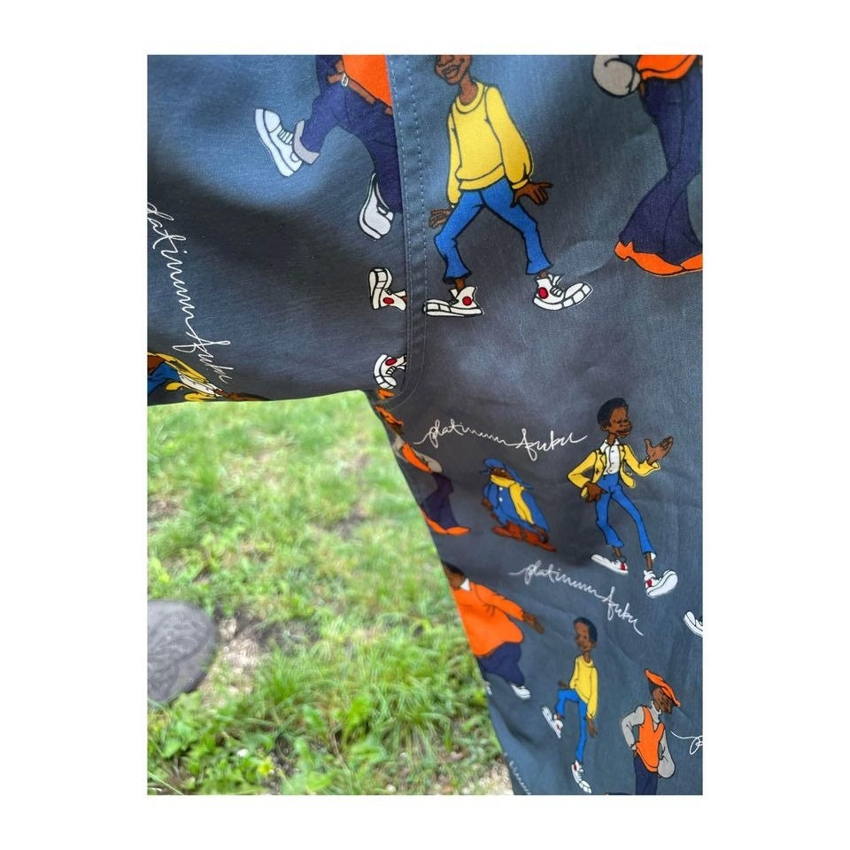 Fubu Platinum 90s Fat Albert Button up Shirt Vintage Retro Sz - Etsy