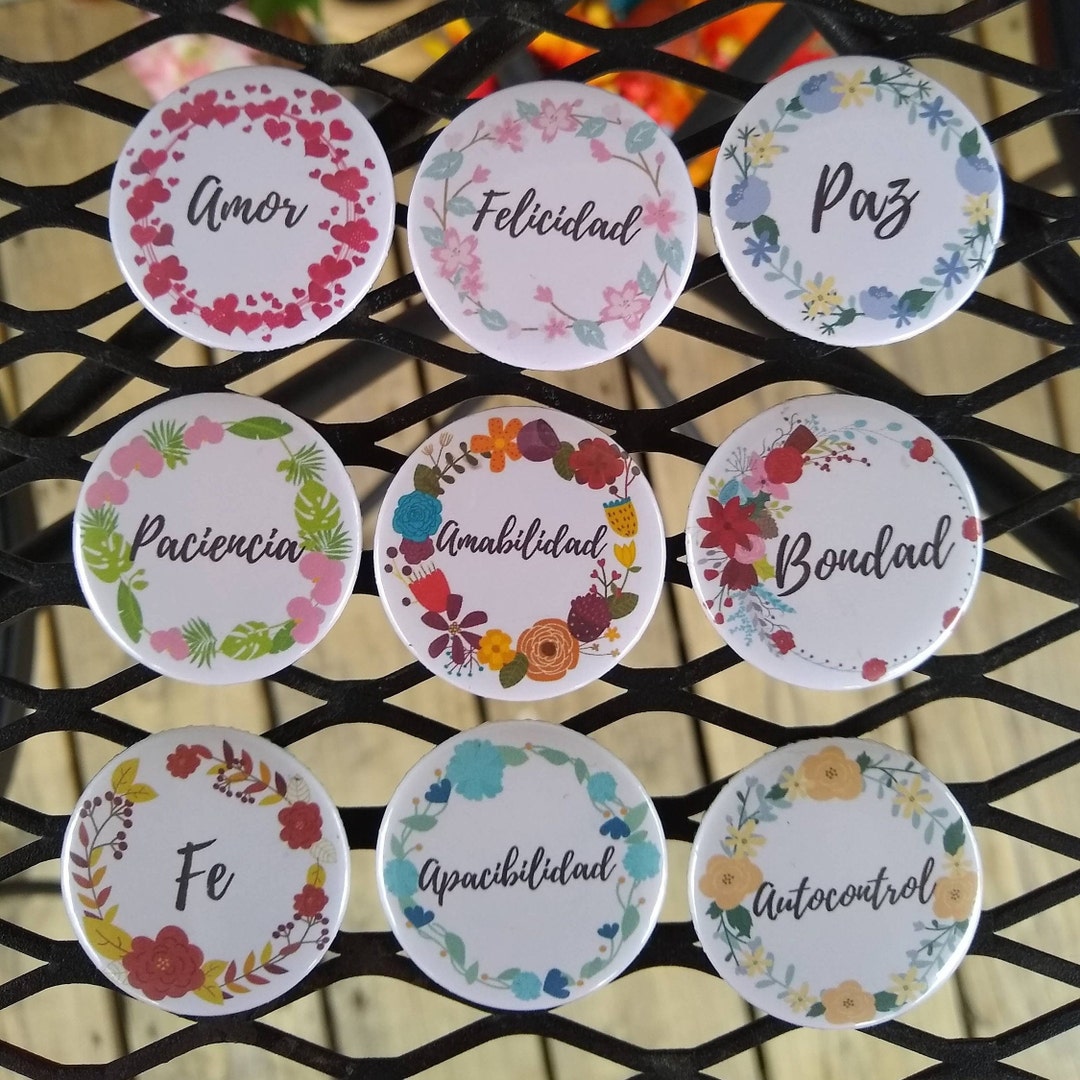Spanish/espanol Fruitage of the Spirit Magnet Set, Jwgifts, Gift Ideas ...