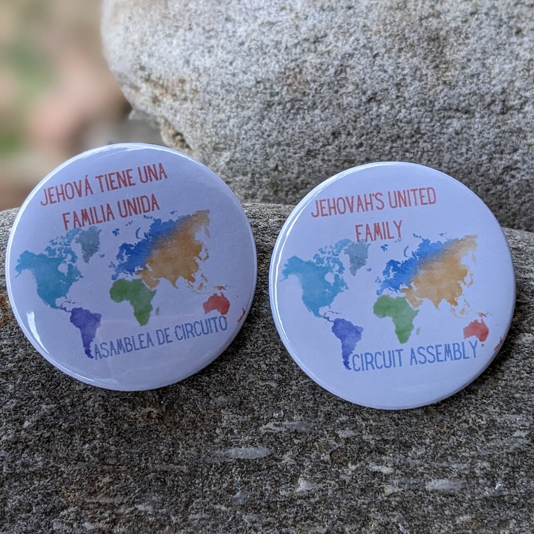 Jehovah's United Family Circuit Assembly Pins and Wearable Magnets ...