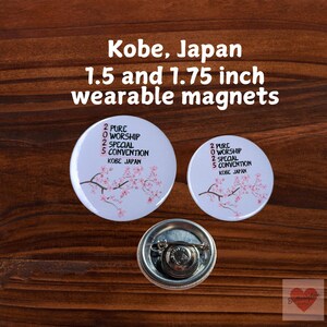 Kobe, Japan 2025 Special Convention | Cherry Blossom Design | Pin ...
