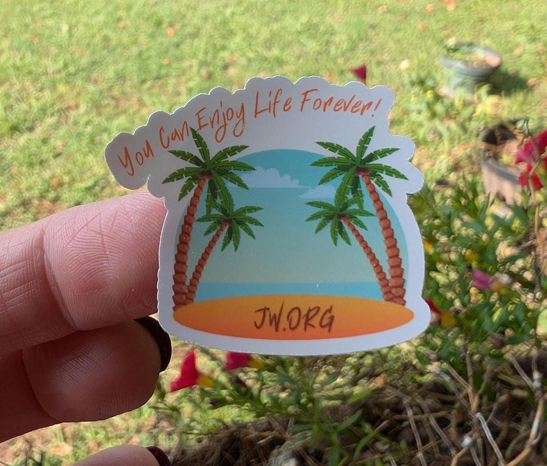 Enjoy Life Forever Stickers, Tropical JW Stickers (20 Ct) - Etsy