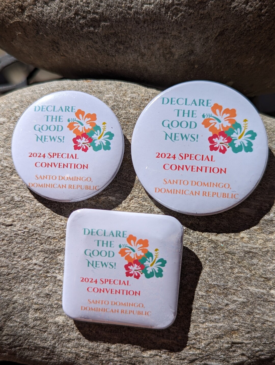 SANTO DOMINGO Dominican Republic 2024 Special Convention Pins, Wearable ...