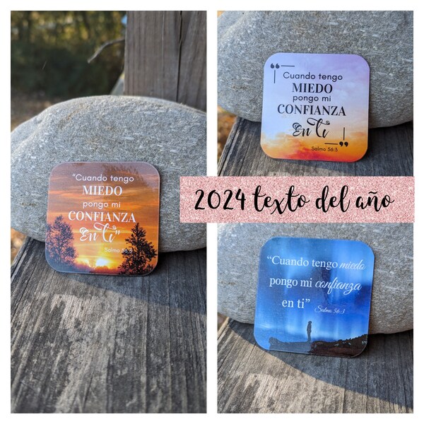 Texto Del Año Magnets Etsy