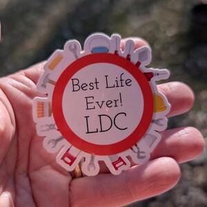LDC Water Resistant Stickers - Designs to Choose From! - Etsy