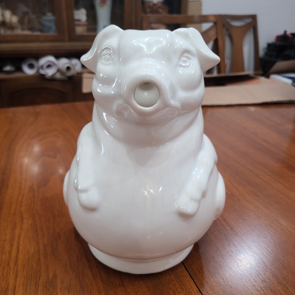 Ceramic Pig Pitcher - Etsy