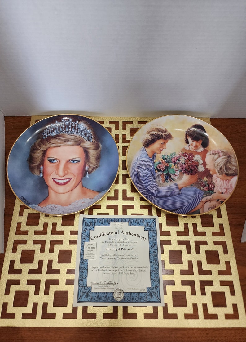 Princess Diana Plate Collection - Etsy
