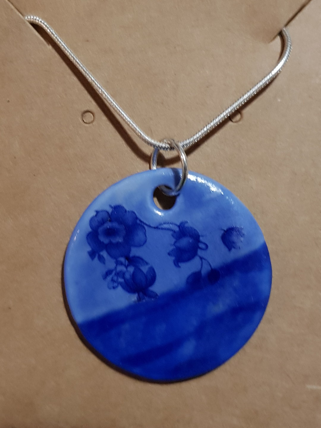 Transfer-printed Ceramic Necklaces and Earrings - Etsy