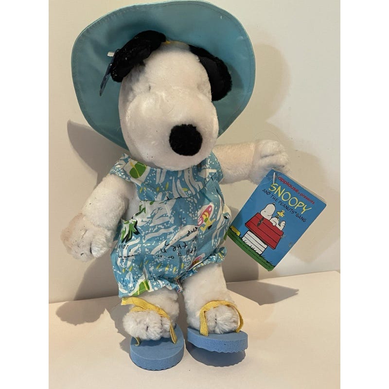Vintage Snoopy Plushy - Etsy