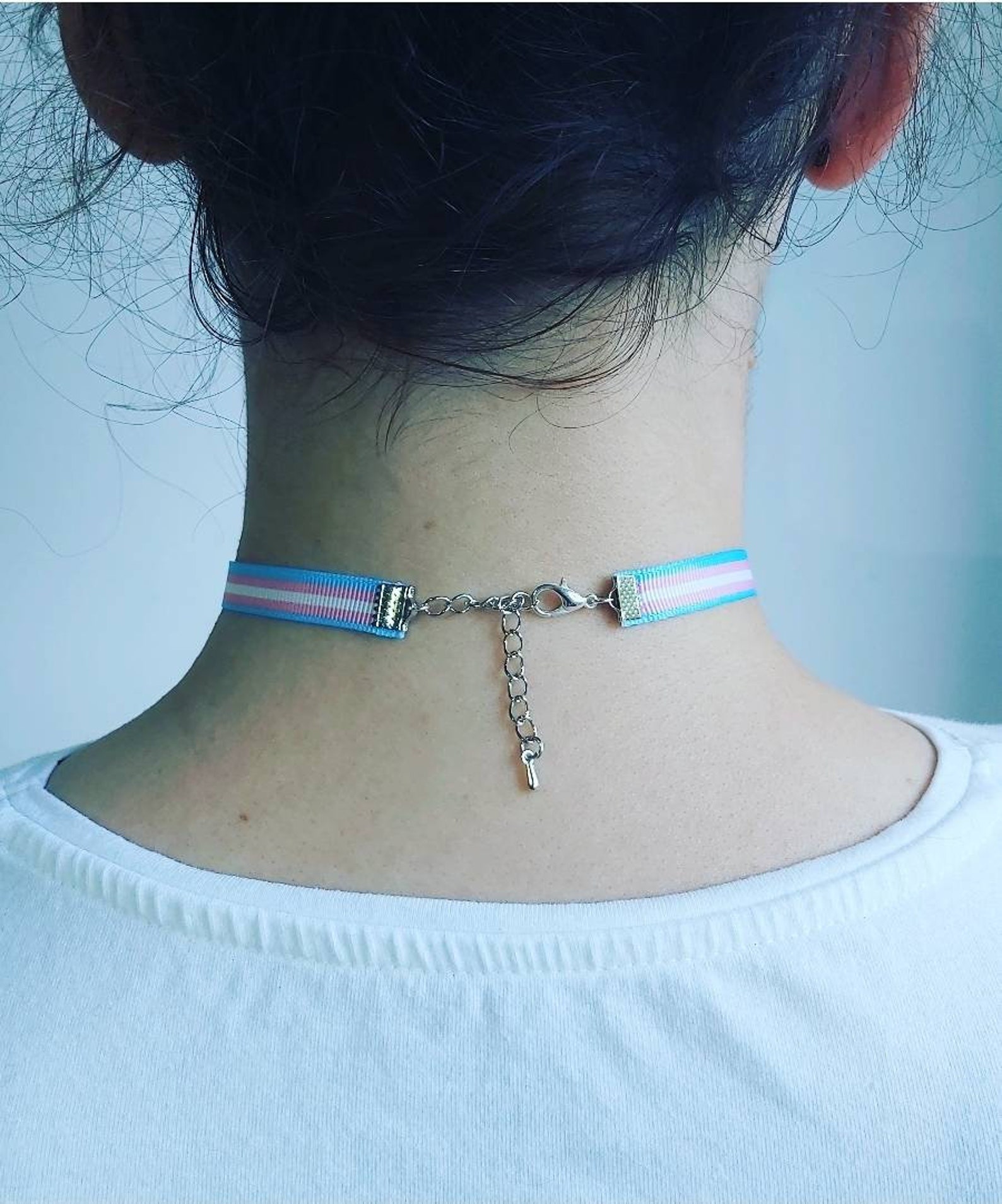 Transgender Choker Necklace Adjustable | Etsy UK