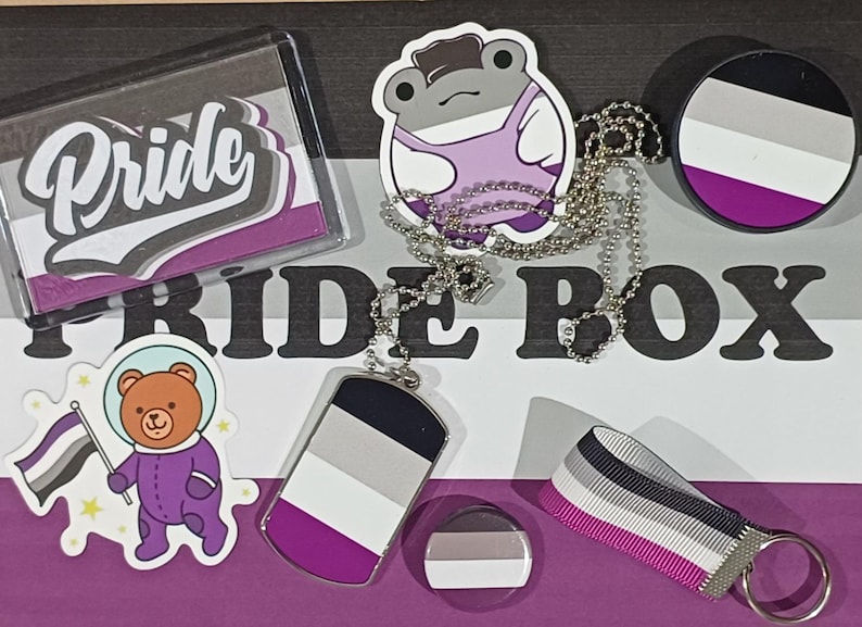 Pride GIFT BOX Genderfluid Aroace Agender Non Binary Polyamourous ...