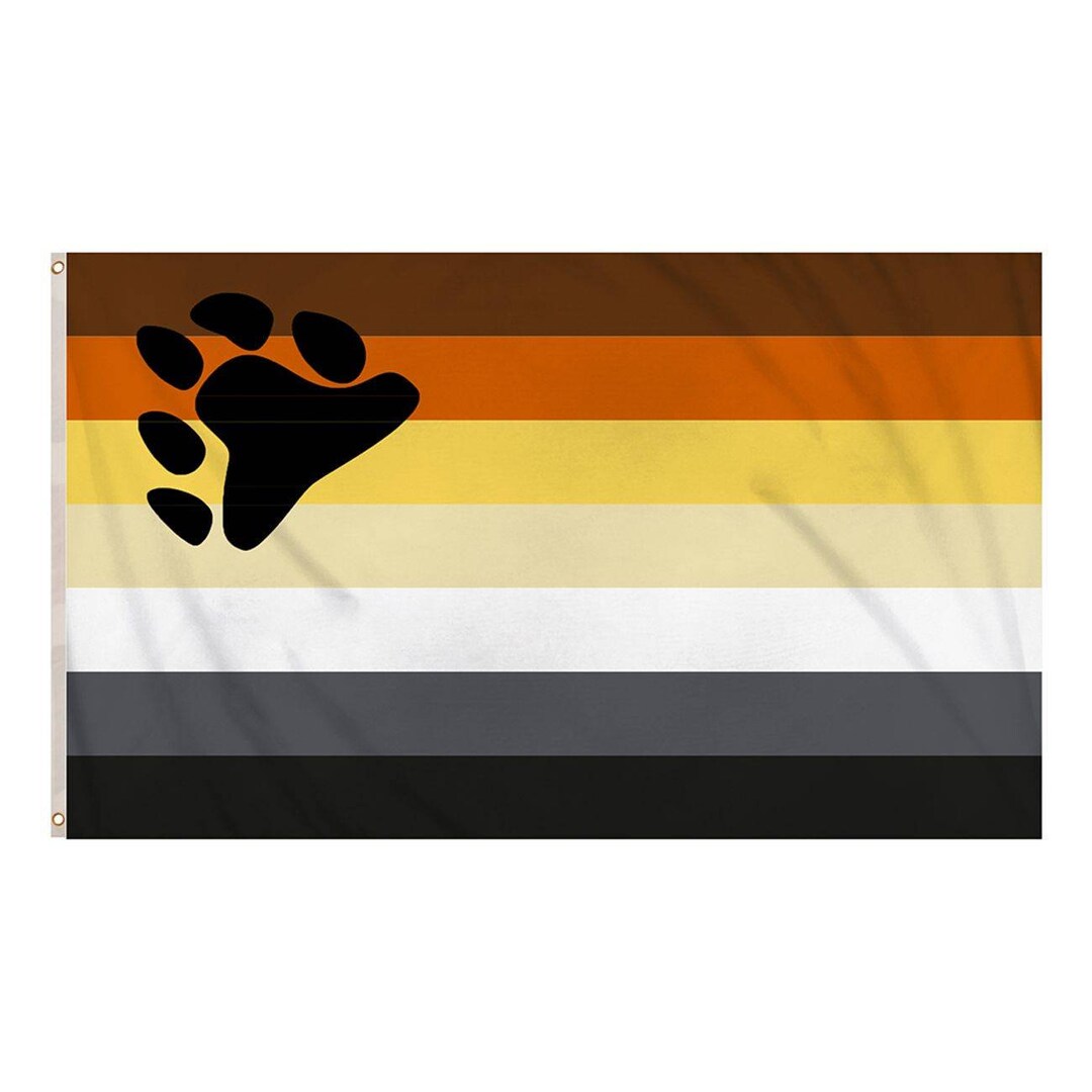 Bear Pride Flag 3ftx5ft - Etsy