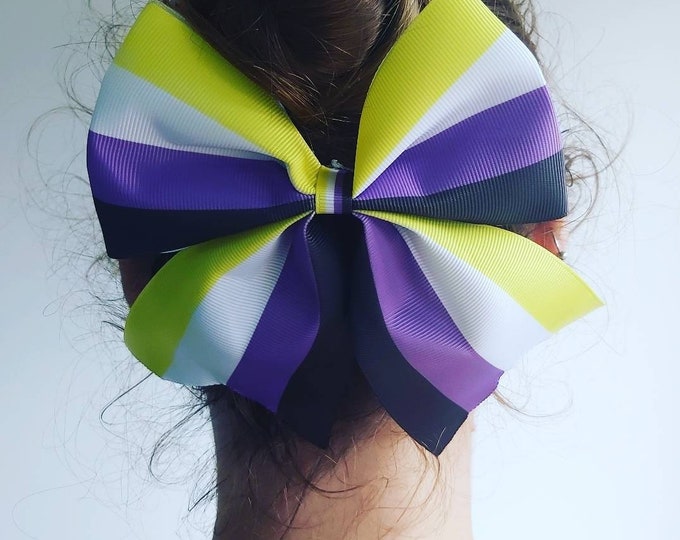 Nonbinary Pride Bow - Etsy