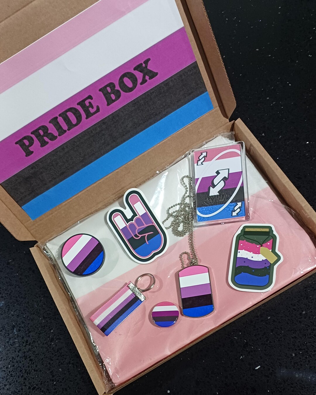 Genderfluid Pride GIFT BOX Genderfluid - Etsy