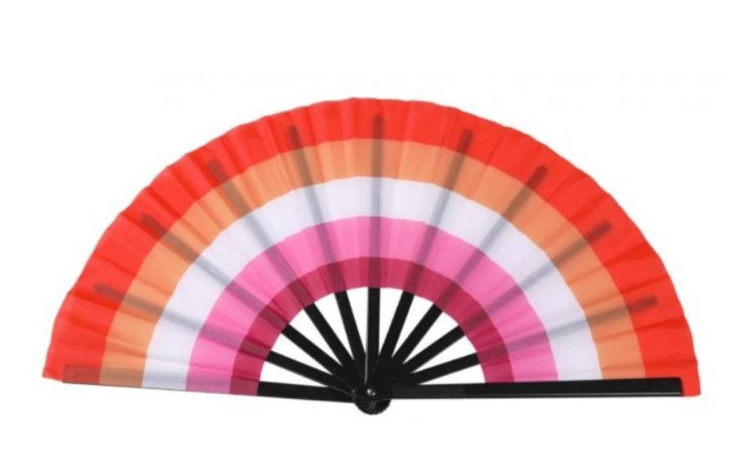 Pride Lesbian Large Loud Clack Folding Fan - Etsy