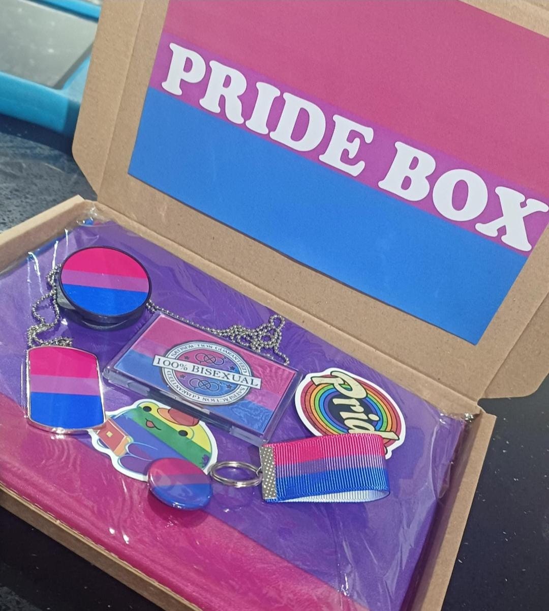 Bisexual Pride GIFT BOX Bisexual - Etsy