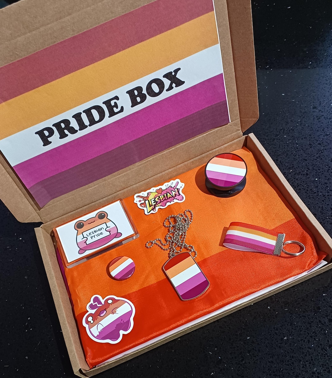Lesbian Pride GIFT BOX Lesbian - Etsy