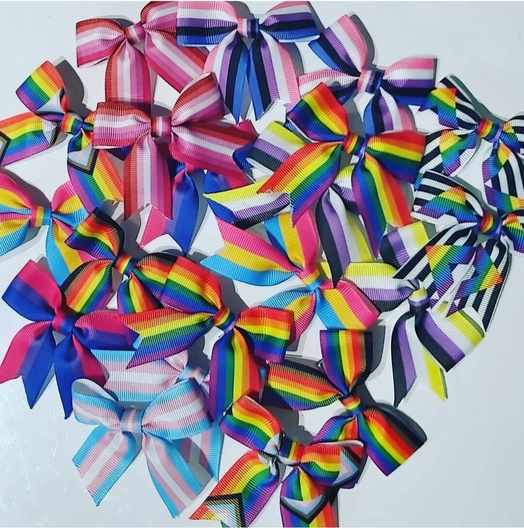 LGBTQIA+ Ribbon Badge - Etsy