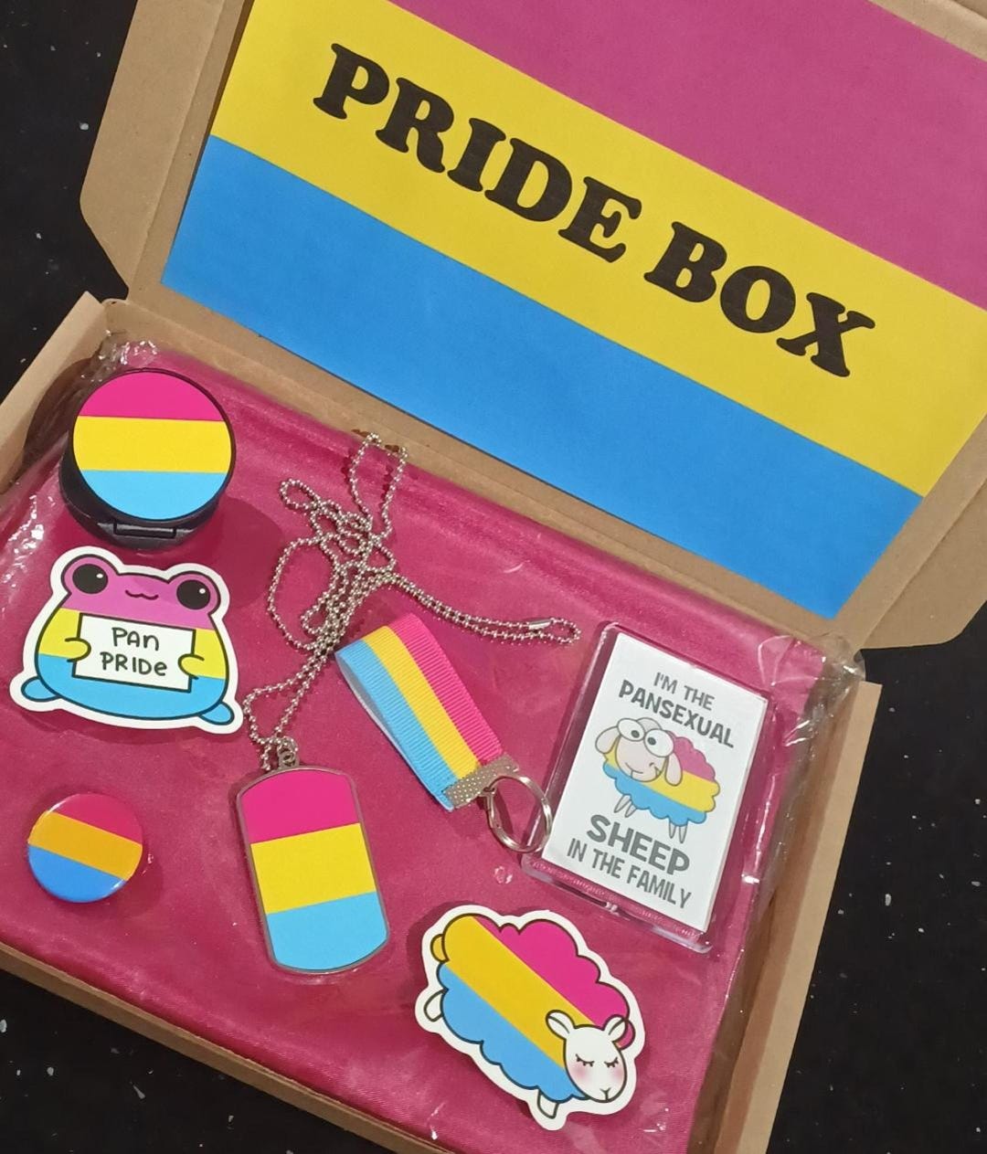 Pansexual Pride T Box Pansexual Etsy