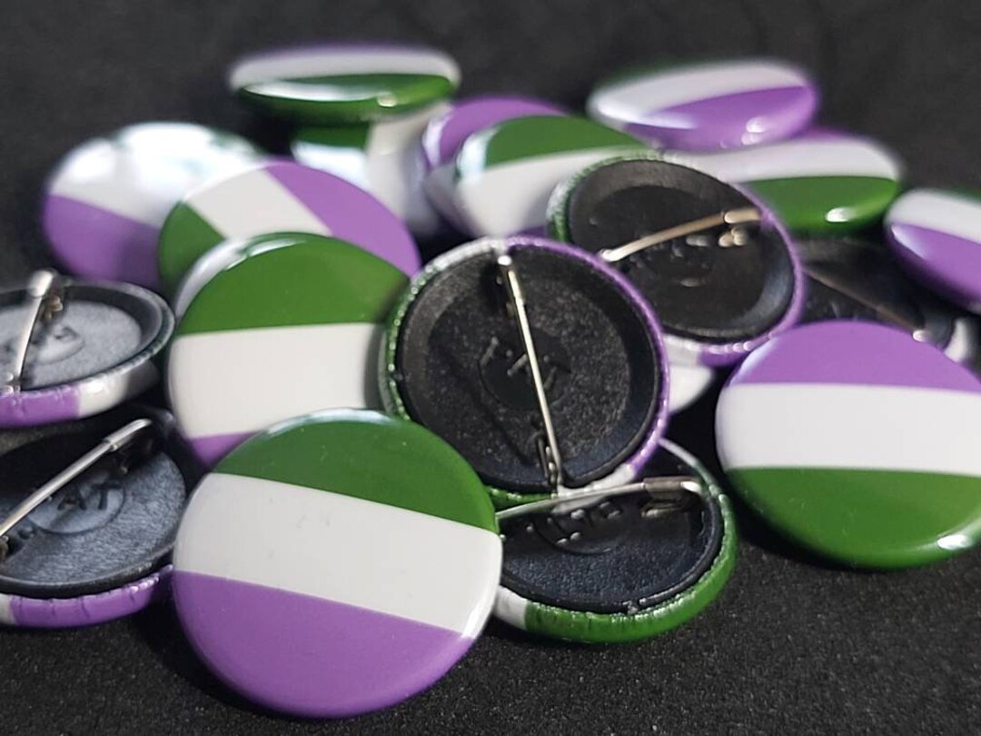 Genderqueer Pride Lgbtqi+ Pride Pin - Etsy