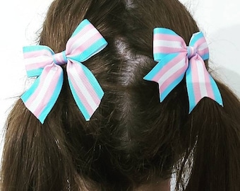 Transgender Pride Bow - Etsy